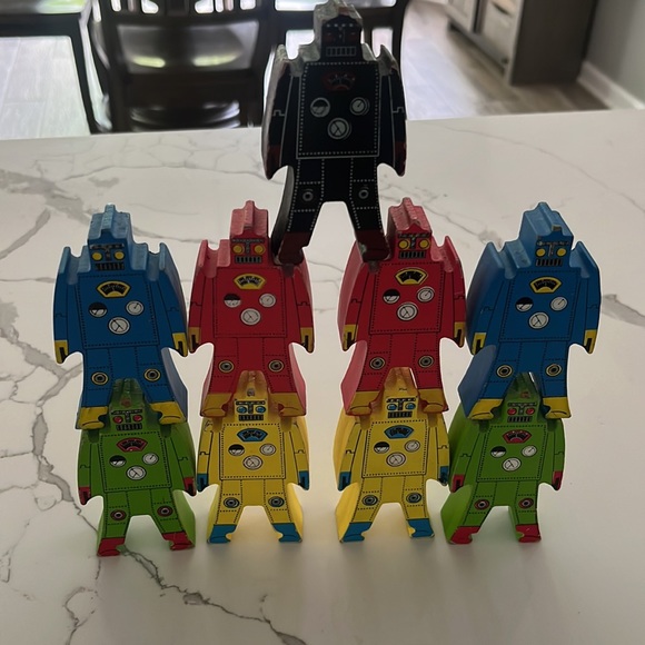 Schylling | Toys | Schylling Wood Stacking Robots Puzzle | Poshmark